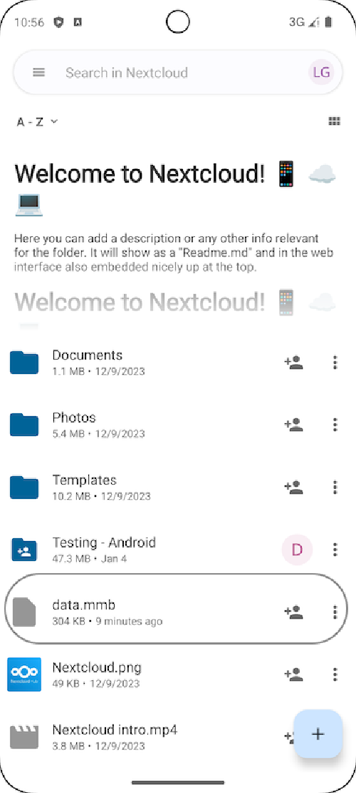 MMEX Cloud Storage with NextCloud - MoneyManager Ex