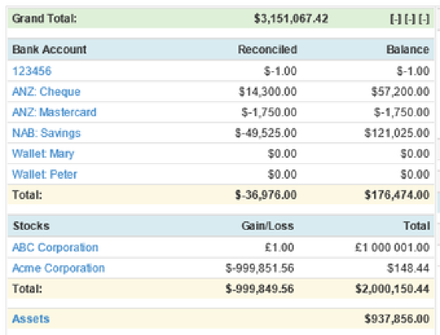 Accounts & Currencies - MoneyManager Ex